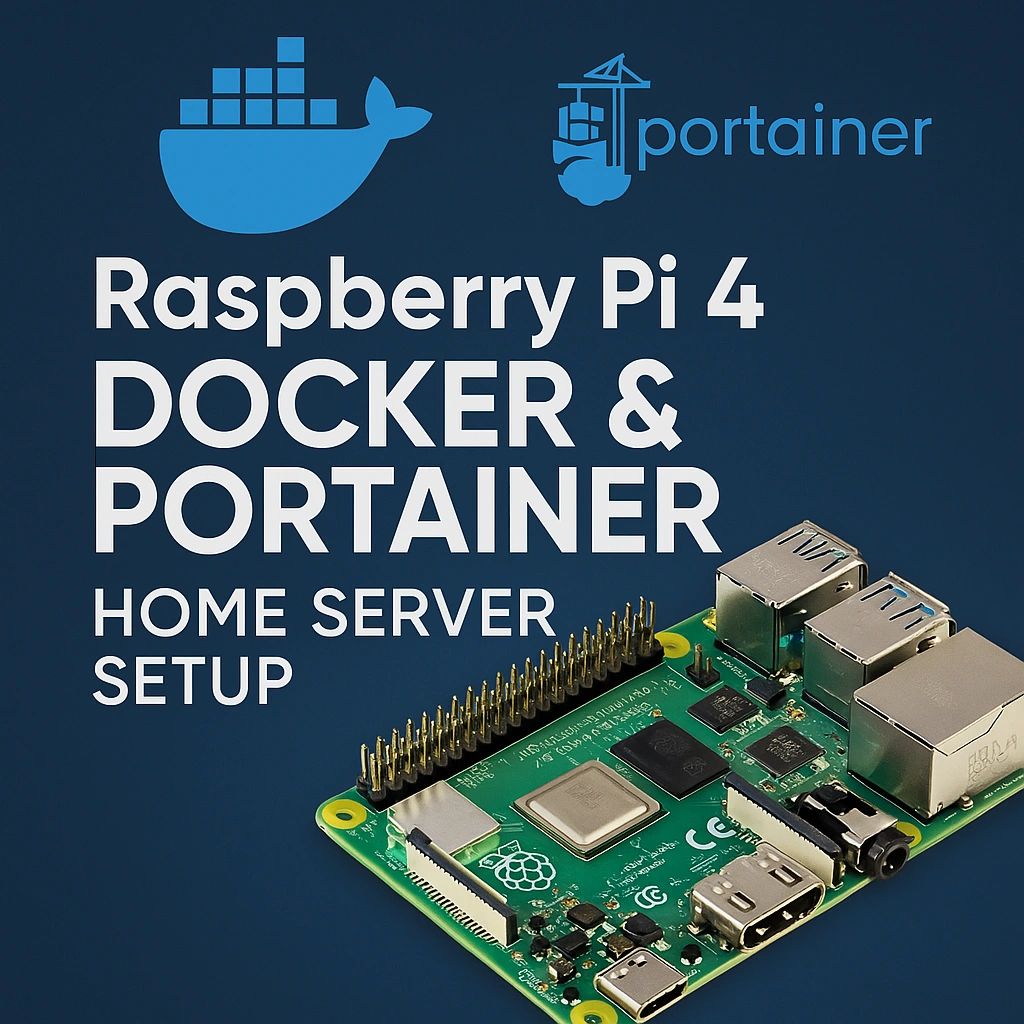 Raspberry Pi 4 Docker and Portainer Home Server Setup